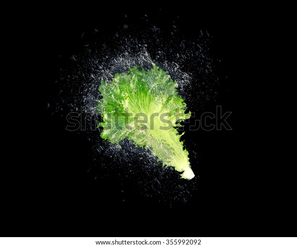 Fresh Vegetable Water Splash Float Air Stock Photo 355992092 | Shutterstock