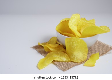 Fried Slice Tapioca Tapioca Chips Plate Stock Photo 1533413792 ...