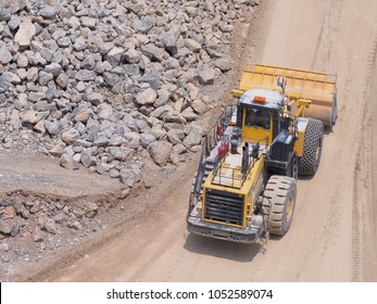Front End Loader Limestone Mining Wheel Stock Photo 1052589074 ...