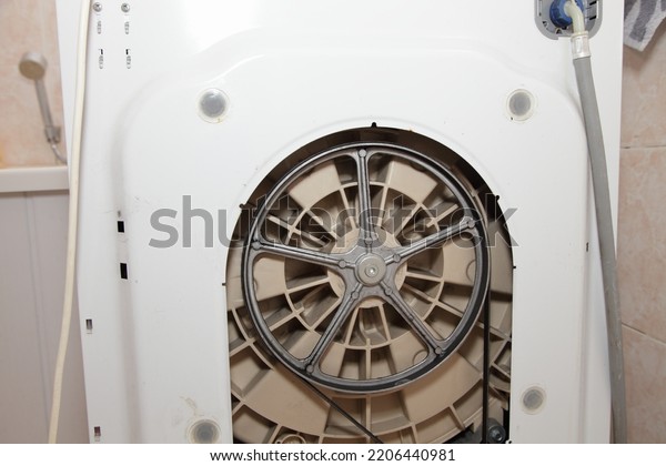 Front Load Washing Machine Back View Stock Photo 2206440981 | Shutterstock