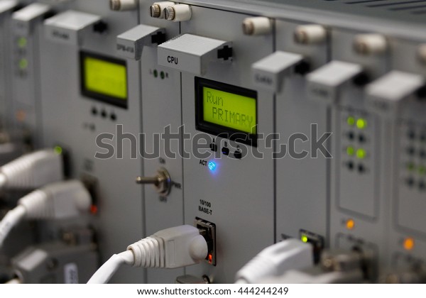 Front Panel Industrial Computer System Io Stock Photo (Edit Now) 444244249