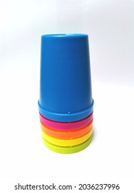 Front View Angle Stack Plastic Cups Stock Photo 2036237996 | Shutterstock