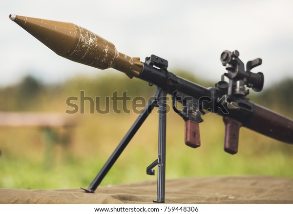 Front View Bazooka Weapon Against Tanks Stock Photo 759448306 ...