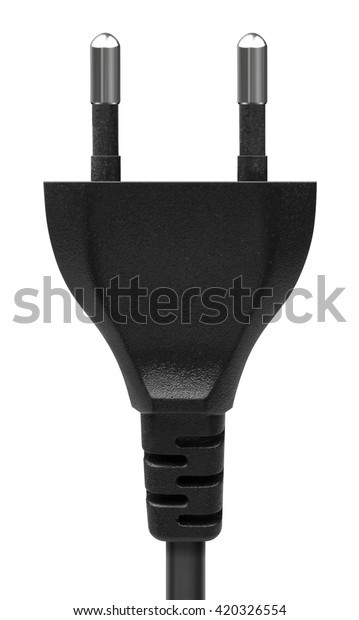 Front View Electric Plug Isolated On Stock Photo 420326554 | Shutterstock