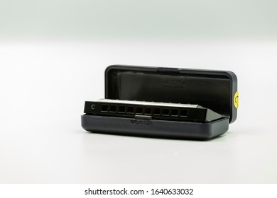 Front View Harmonica Dark Box Stock Photo 1640633032 | Shutterstock