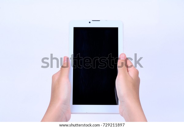 Front View Isolated Two Hands Holding Stock Photo 729211897 | Shutterstock