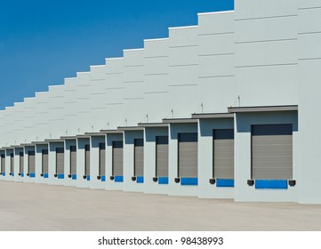 Front View Loading Docks Stock Photo 98438993 | Shutterstock