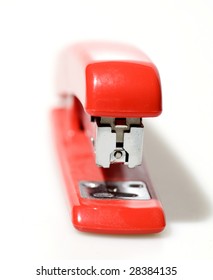 Front View Red Stapler Stock Photo 28384135 | Shutterstock