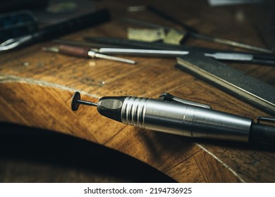 Front View Set Various Tools Placed Stock Photo 2194736925 | Shutterstock