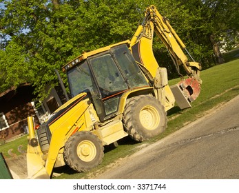 Frontend Loader Scoop Leveler Angle Stock Photo 3371744 | Shutterstock