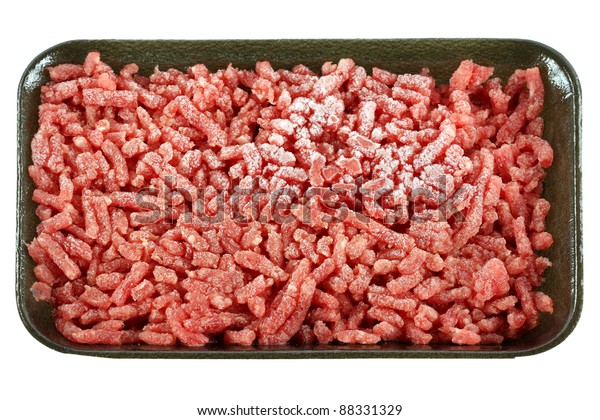 Frozen Ground Lean Beef Raw Minced Stock Photo (Edit Now) 88331329