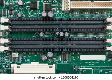 Full Frame Front View Computer Motherboard Stock Photo 1308504190 ...