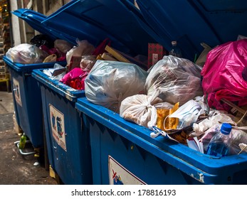 Full Garbage Containers Stock Photo 178816193 | Shutterstock