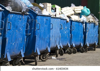 Full Garbage Containers Stock Photo 61403434 | Shutterstock