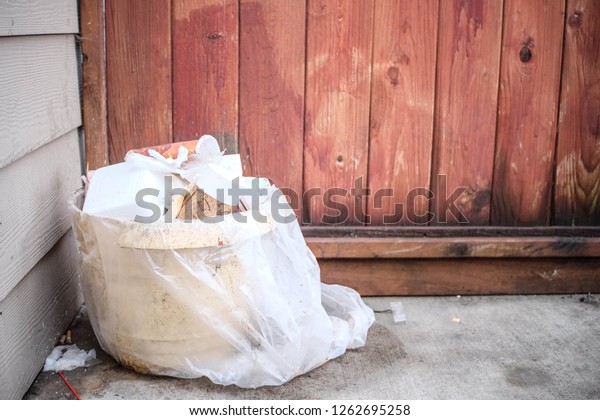 Full Garbage Corner Stock Photo 1262695258 | Shutterstock