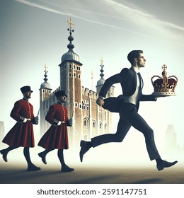 Full Length Side View Man Running AI-generated image 2591147463 ...