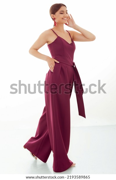 Full Length Studio Portrait Charming Cute Stock Photo 2193589865 ...