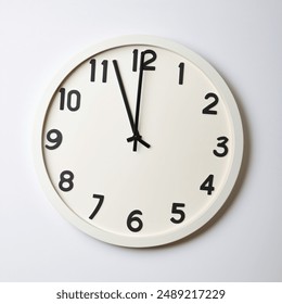 30 Degree Side Viewround Clock Saying AI-generated image 2320882057 ...