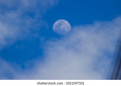 Moon Between Clouds Stock Photo 1358506709 | Shutterstock