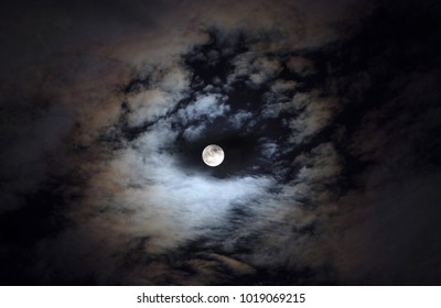 Full Moon Cloud Stock Photo 1019069215 | Shutterstock