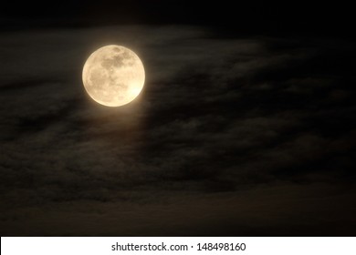 Full Moon Clouds Stock Photo 148498160 | Shutterstock