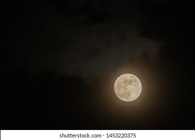 Full Moon Light Clouds Stock Photo 1453220375 | Shutterstock