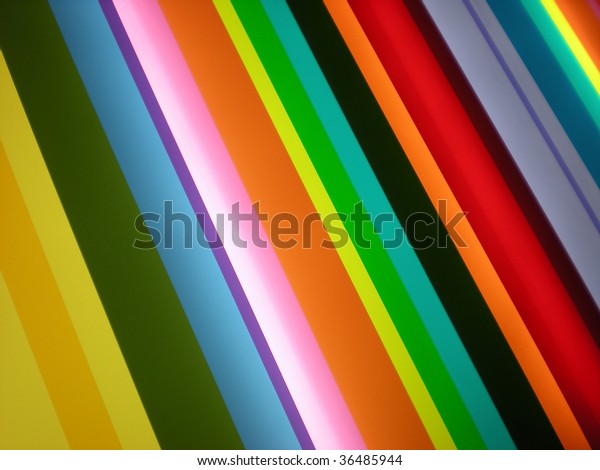 Funky Rainbow Striped Pattern Background Stylish Stock Photo 36485944 ...