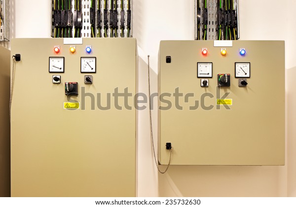 Fuse Control Panel Box Three Rows Stock Photo 235732630 | Shutterstock