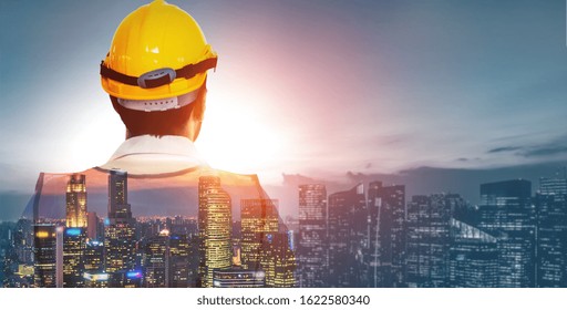 Future Building Construction Engineering Project Concept Stock Photo ...
