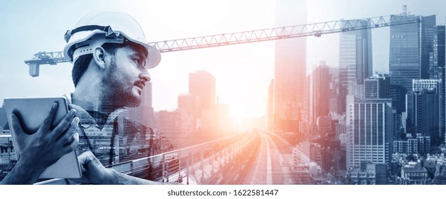 Future Building Construction Engineering Project Concept Stock Photo ...
