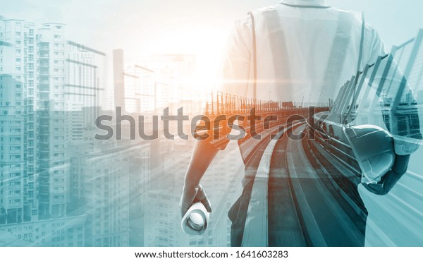 Future Building Construction Engineering Project Concept Stock Photo ...