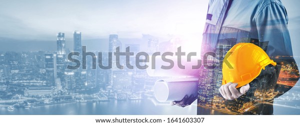 Future Building Construction Engineering Project Concept Stock Photo ...