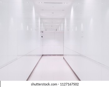 Future Concept Perspective Corridor Inside Clean Stock Photo 1127167502 ...