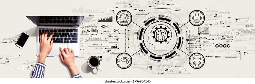 Robotic Process Automation Rpa Theme Person Stock Photo (Edit Now ...