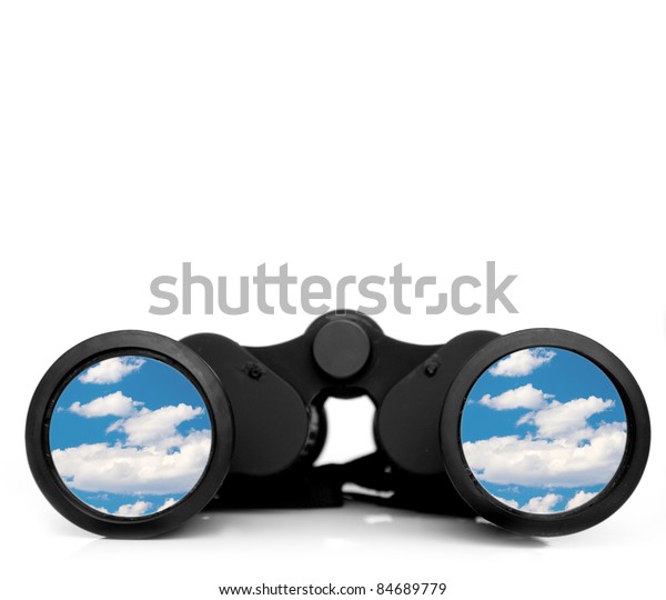 Future Vision Through Binoculars Stock Photo 84689779 | Shutterstock