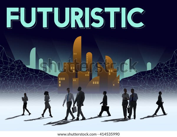 Futuristic Future Plan Urban Structure Concept Stock Photo 414535990 ...