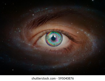 Galactic Eye Elements This Image Furnished Stock Photo 595040876 ...