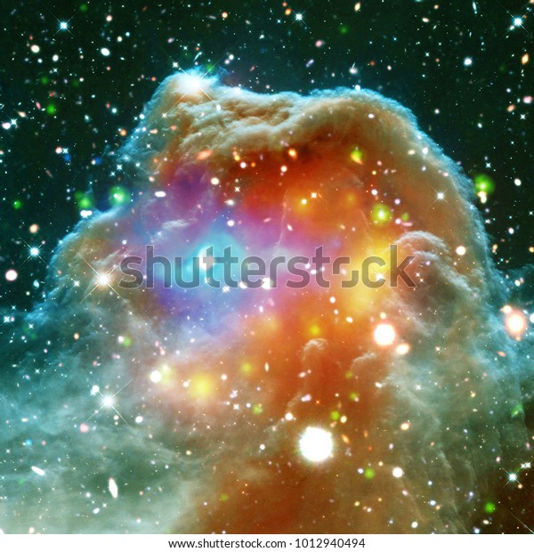 Galaxy Nebula Gas Elements This Image Stock Photo 1012940494 | Shutterstock