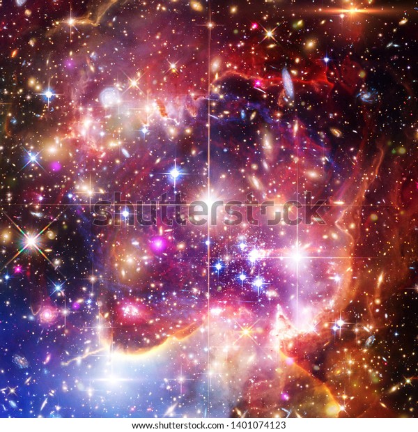 Galaxy Nebula Gas Elements This Image Stock Photo 1401074123 | Shutterstock