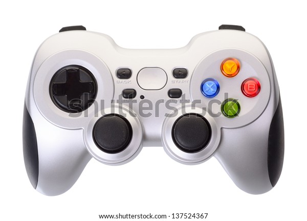 Game Controller Isolated On White Background Stock Photo (Edit Now ...