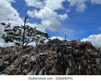 Garbage Heap Environmental Problems Pollution Breath Stock Photo ...