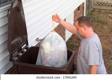 5,280 Man throwing trash into the container Images, Stock Photos ...
