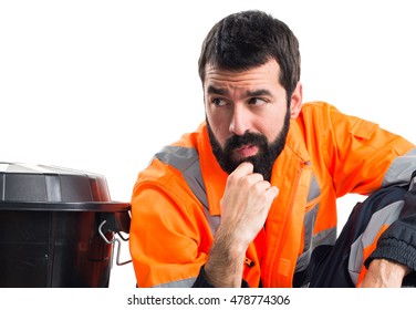 Garbage Man Thinking Stock Photo 478774306 | Shutterstock