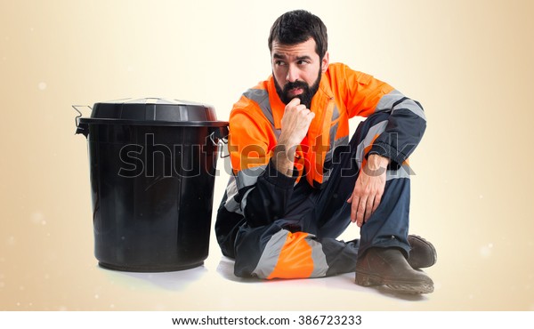 Garbage Man Thinking Stock Photo 386723233 | Shutterstock