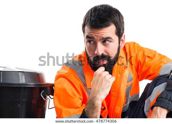 Garbage Man Thinking Stock Photo 478774306 | Shutterstock