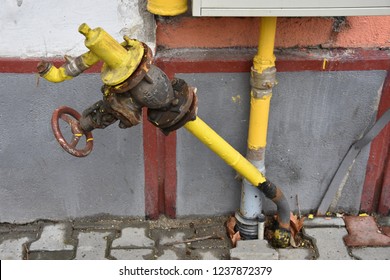 Gas Pipe Broken Damaged Stock Photo 1237872379 | Shutterstock