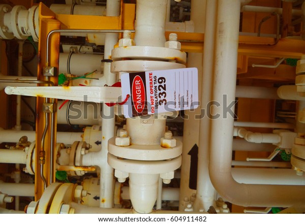 Gas Process Valve Isolation Lock Out Stock Photo 604911482 | Shutterstock