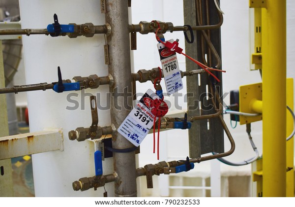 Gas Process Valve Isolation Lock Out Stock Photo 790232533 | Shutterstock