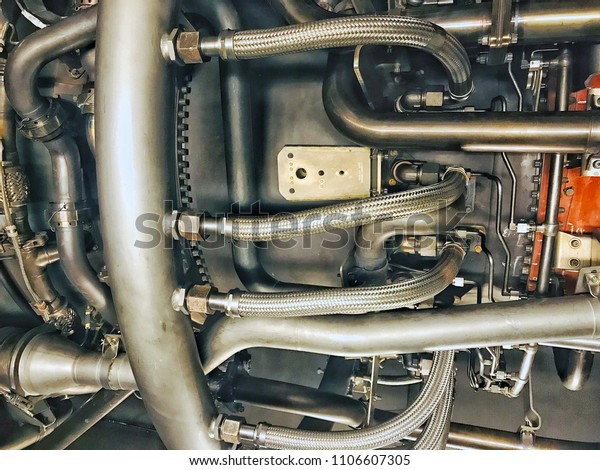 Gas Turbine Engine Feed Gas Compressor Stock Photo 1106607305 ...