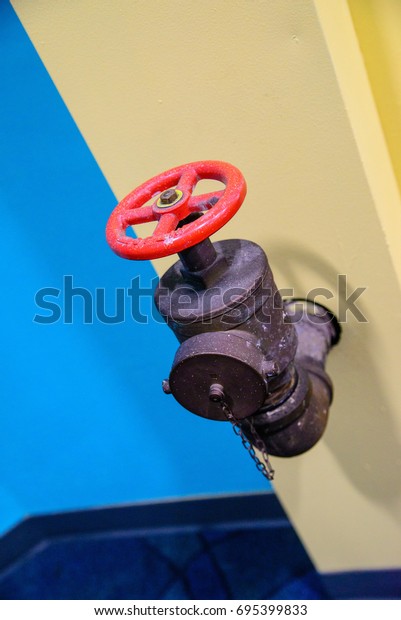 Gate Fire Protection System Inside Building Stock Photo 695399833 ...